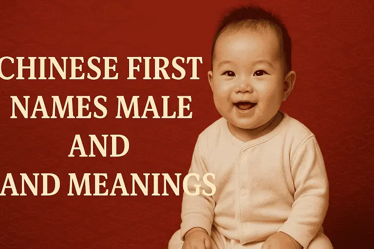 Chinese First Names Male And Meanings